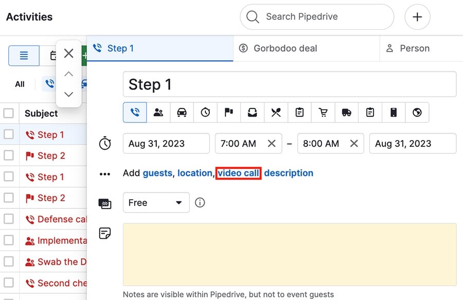 Pipedrive Integration: Google Meet - Knowledge Base | Pipedrive